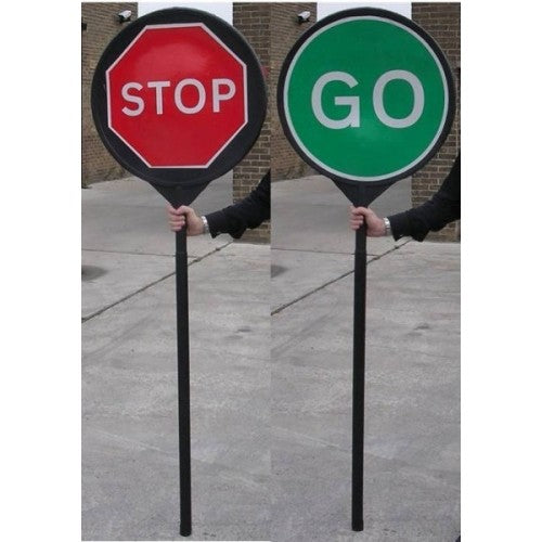 Stop Go Lollipop Sign Stop Go Signs Roadworks